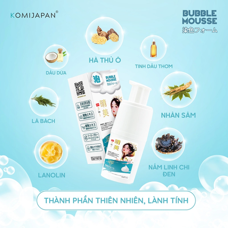 Bubble Mousse Dyed Hair 240ml – GOBENTLEY USA